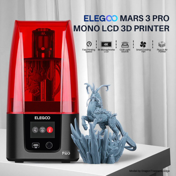 ELEGOO MARS 3 PRO - 3D World Printing - Impresoras 3D